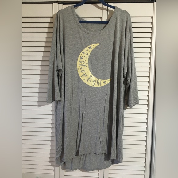 Cato | Intimates & Sleepwear | Moon And Stars Nightgown Sleep Shirt ...